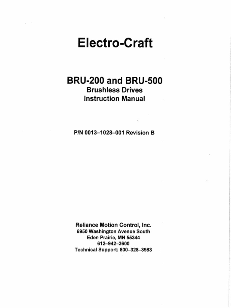 BRU-200.500 Manual | PDF