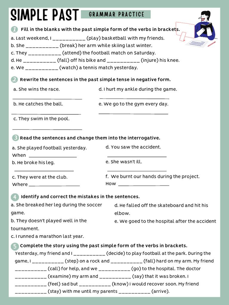 Past Simple Practice Worksheet | PDF