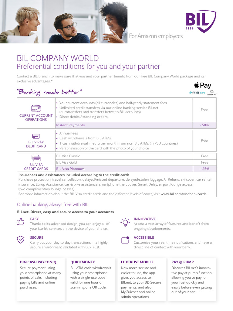 BIL Amazon Package | PDF | Credit Card | Visa Inc.