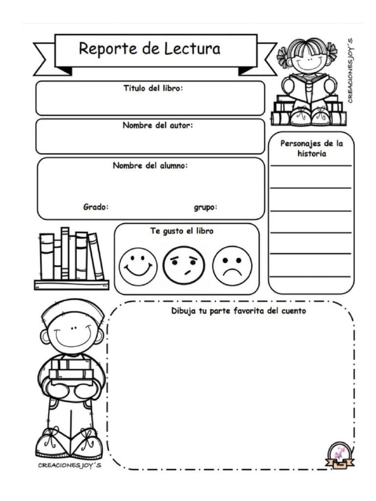 formato para reporte de lectura | PDF