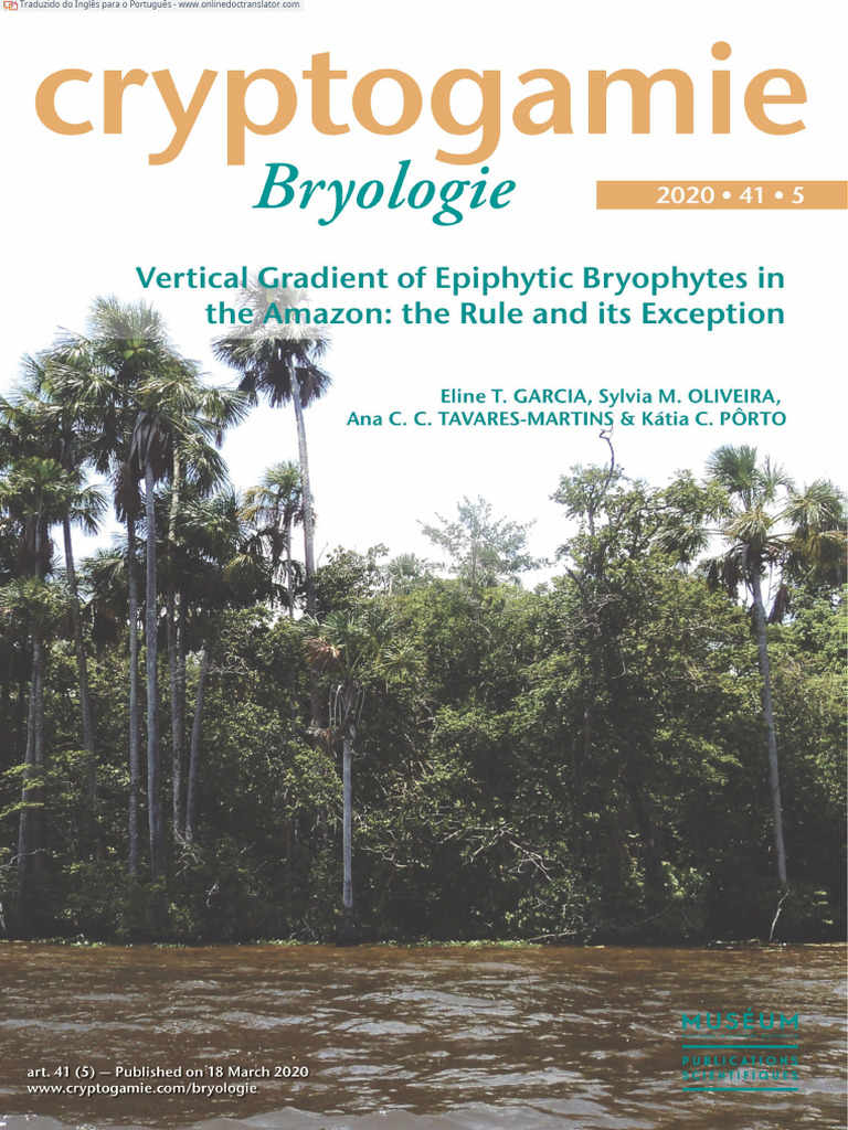 Garcia Et Al. (2020) Vertical Gradient of Epiphytic Bryophytes in The ... Garcia Et Al. (2020) Vertical Gradient of Epiphytic Bryophytes in The ...