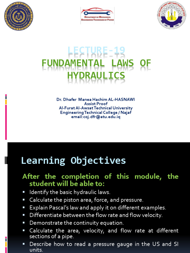 Lecture-19-1 | PDF | Pressure | Fluid Dynamics