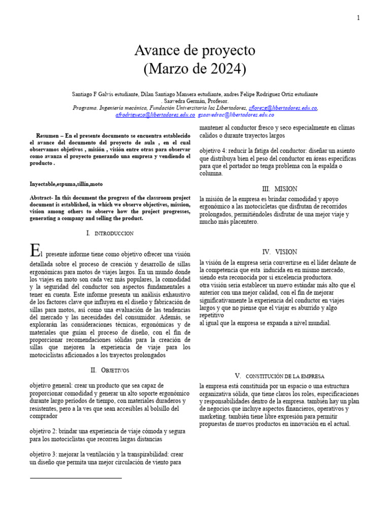 Av Proyecto No Metales | PDF | Diseño | Factores humanos y ergonomía
