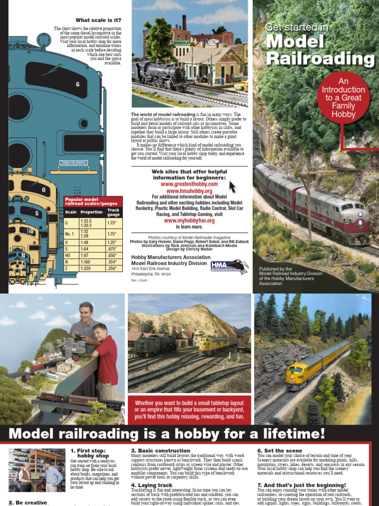 Hma Railroad Trifold | PDF | Rail Transport Modelling | Rail Transport