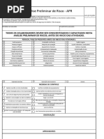 Modelo de APR Com Passo A Passo | PDF