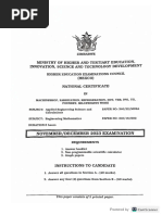 Engineering Drawing 1 Nov - Dec 2022 HEXCO EXAMINATION | PDF