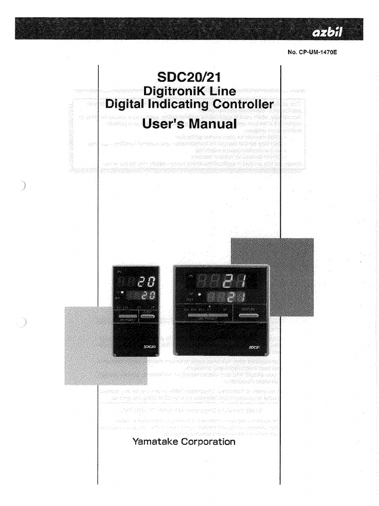 Digital Indicating Controller | PDF