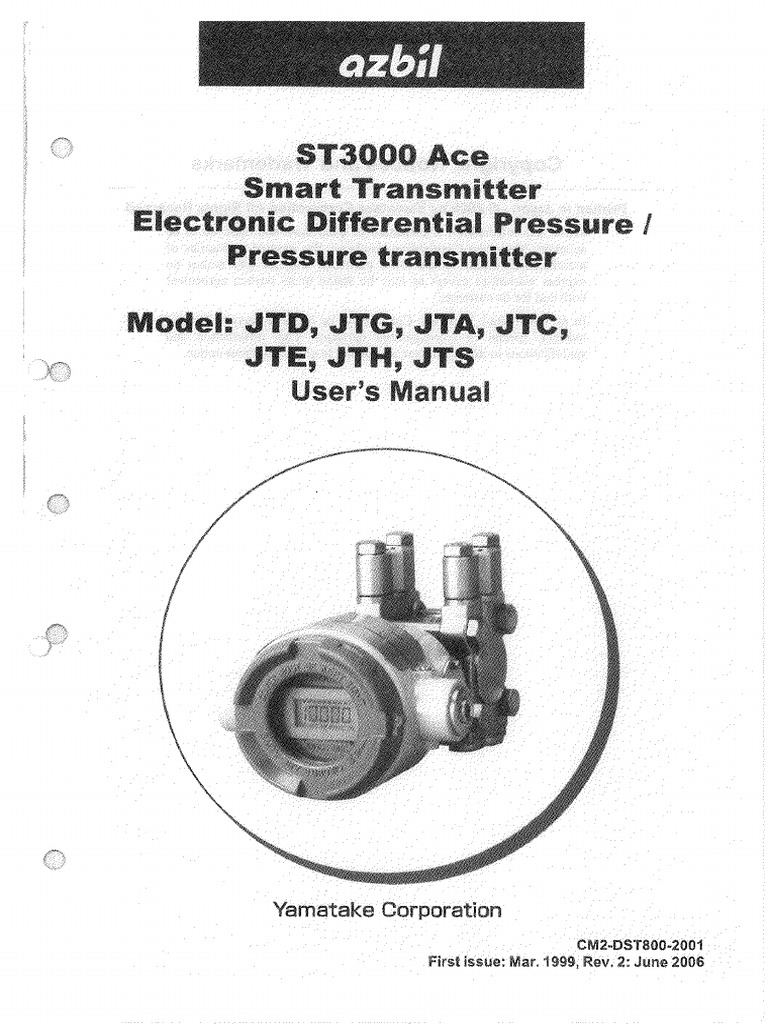Electronic Differential Pressure Transmitter | PDF