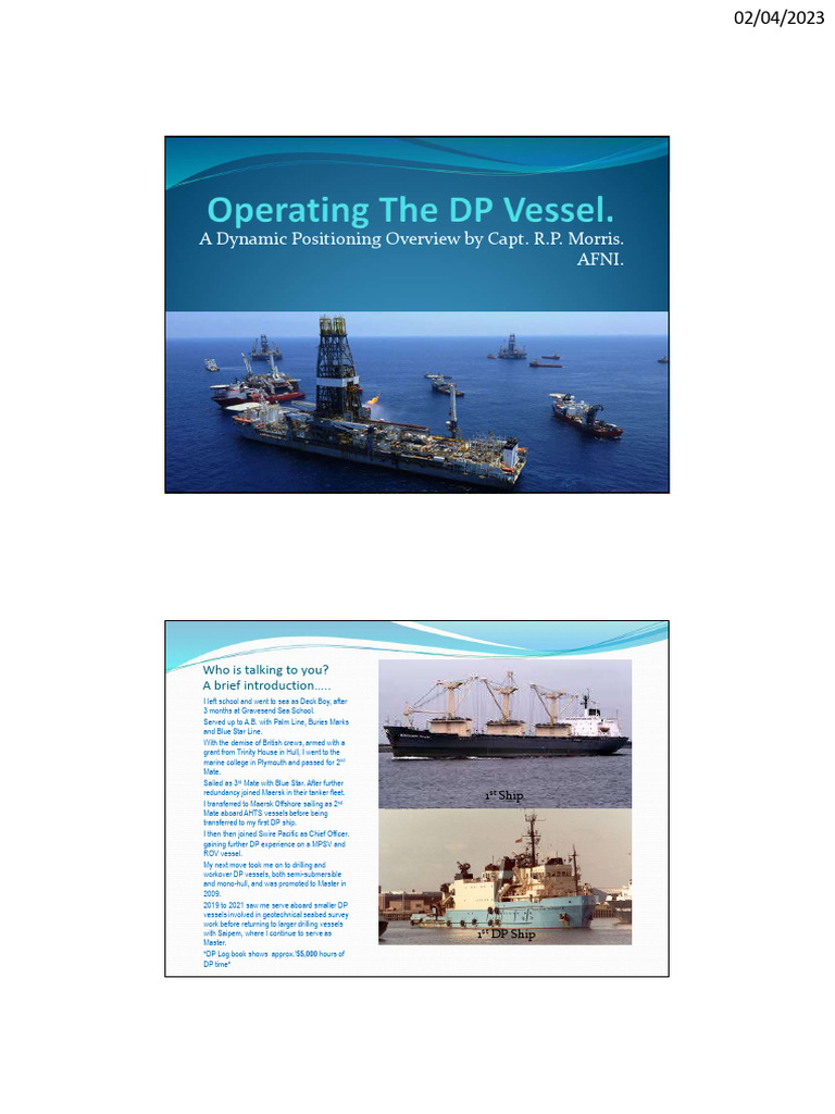 3-Operating-the-DP-Vessel | PDF