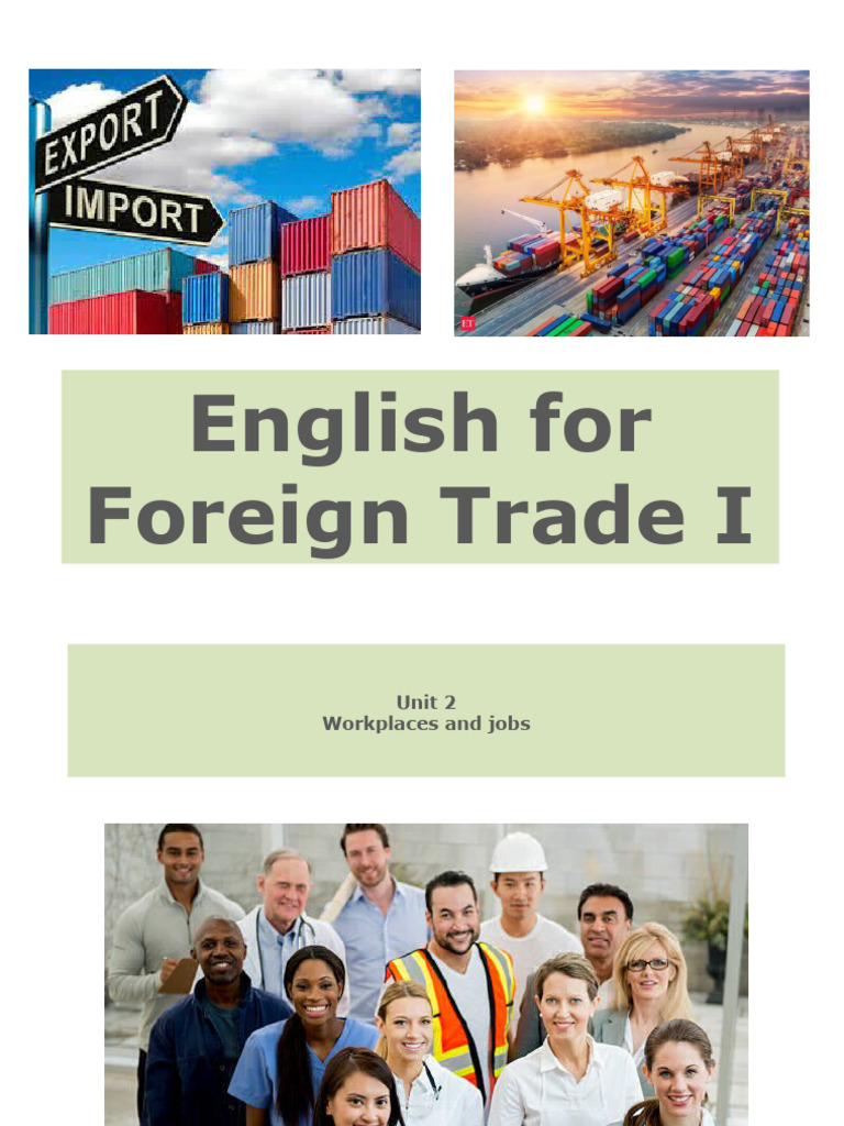 Unit 2 Workplaces and Jobs | PDF | Business