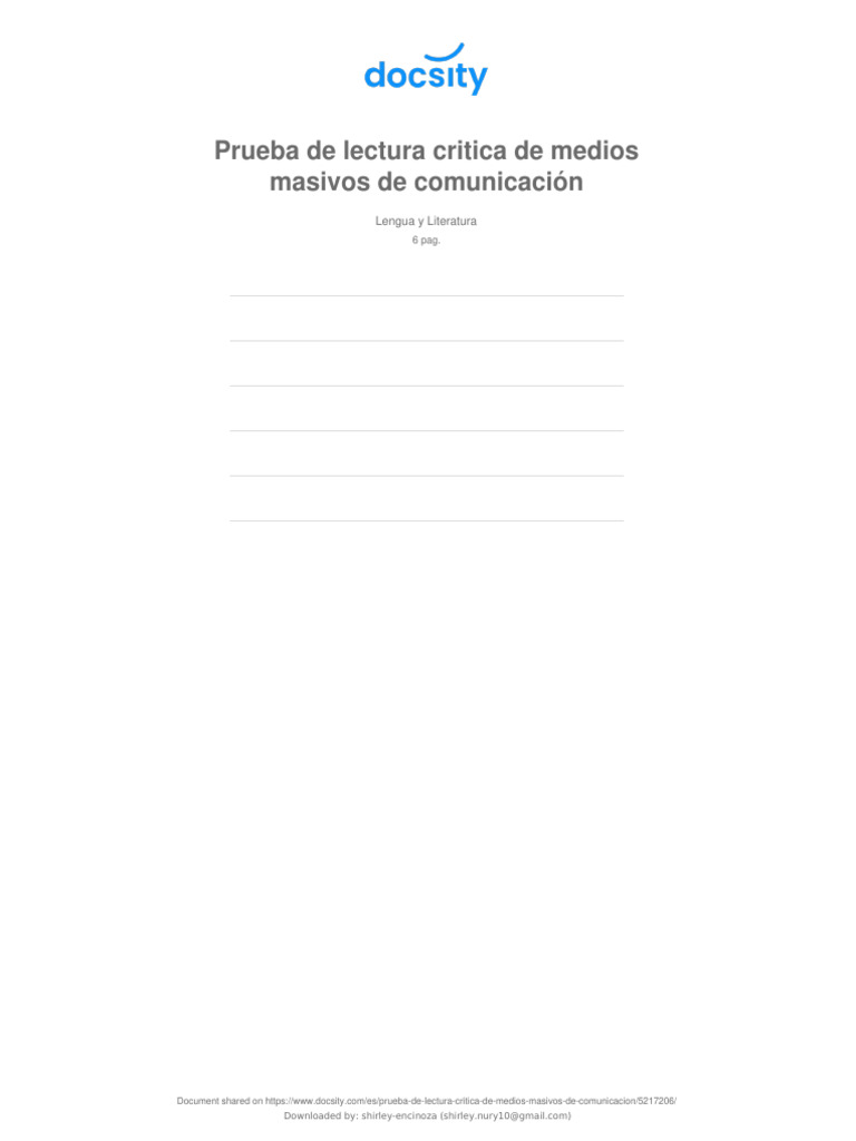 Prueba Medios de Comunicacion | PDF | Comunicación | Business