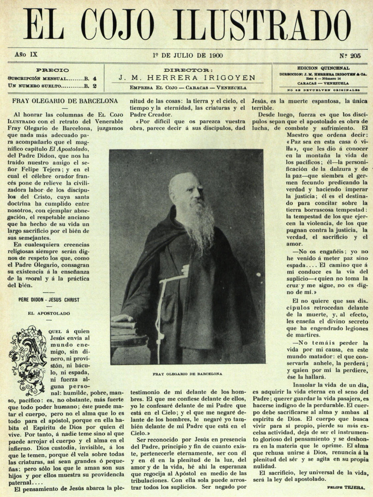 El Cojo Ilustrado (1900-07-01) | PDF