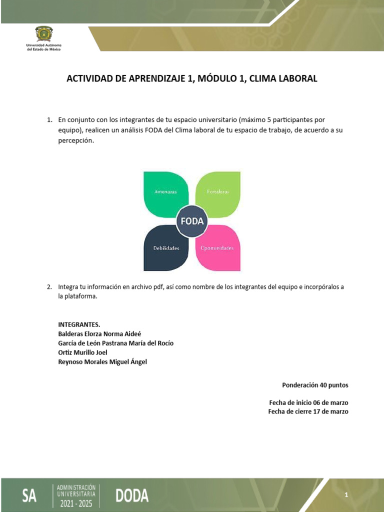 Actividad de Aprendizaje 1 | PDF | Ciencia cognitiva | Psicología Social