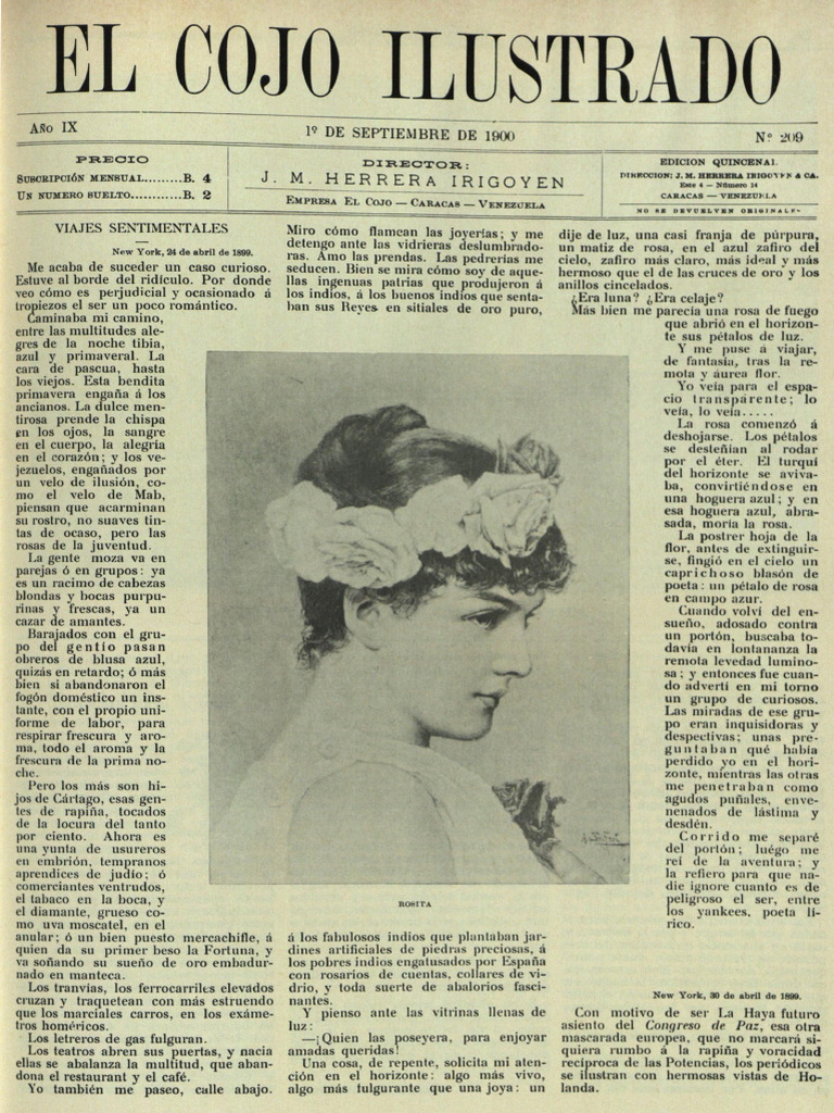 El Cojo Ilustrado (1900-09-01) | PDF