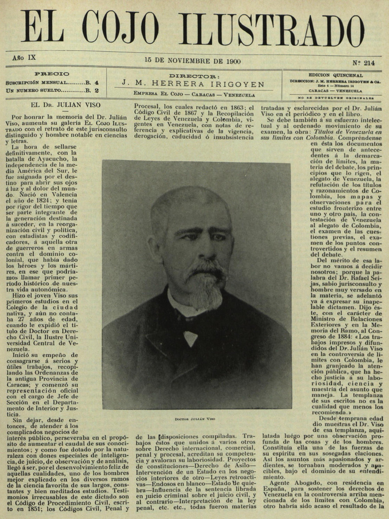 El Cojo Ilustrado (1900-11-15) | PDF