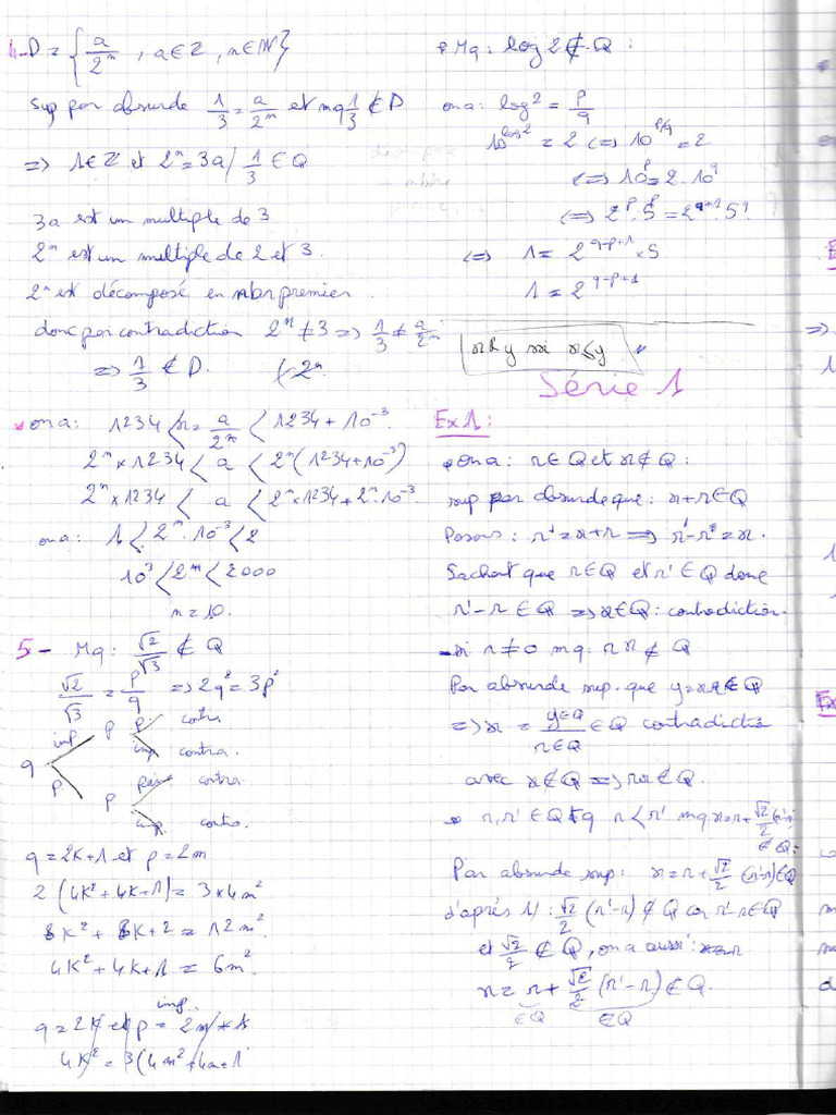 Correction Série 1 - 2 | PDF