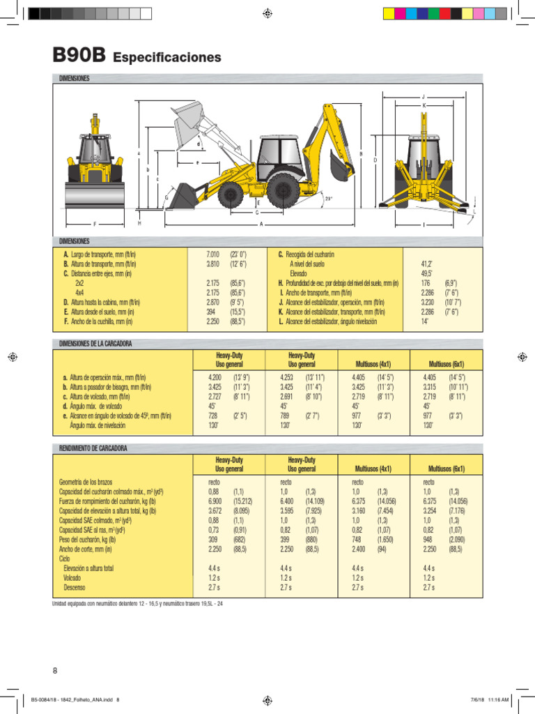 New Holland Retroexcavadoras B90B B95B B110B B115B Fabricacion en ...