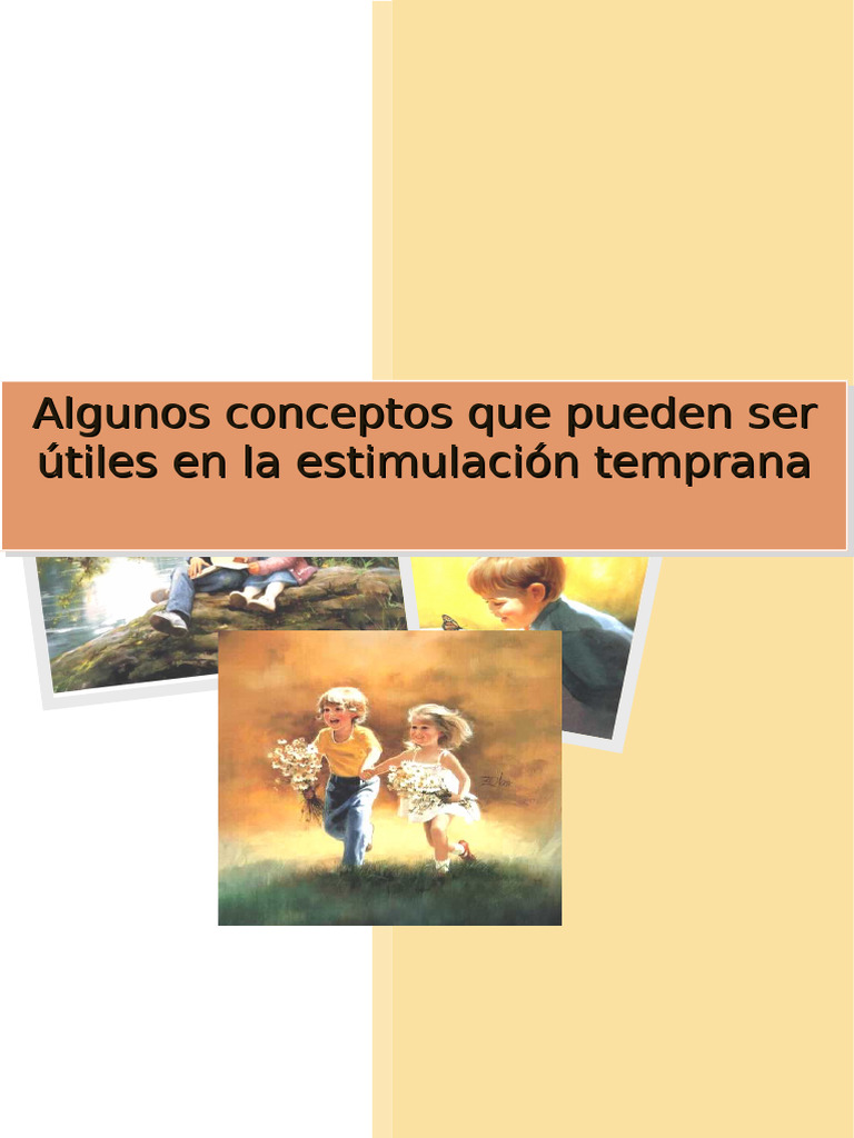 Estimulaci_n_Temprana_Algunas_Ideas | PDF | Aprendizaje | El embarazo
