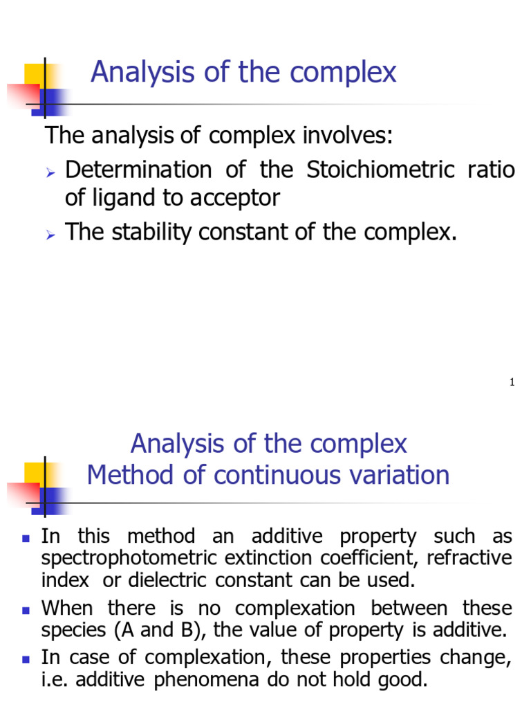 Complexation 2 | Download Free PDF | Solubility | Coordination Complex