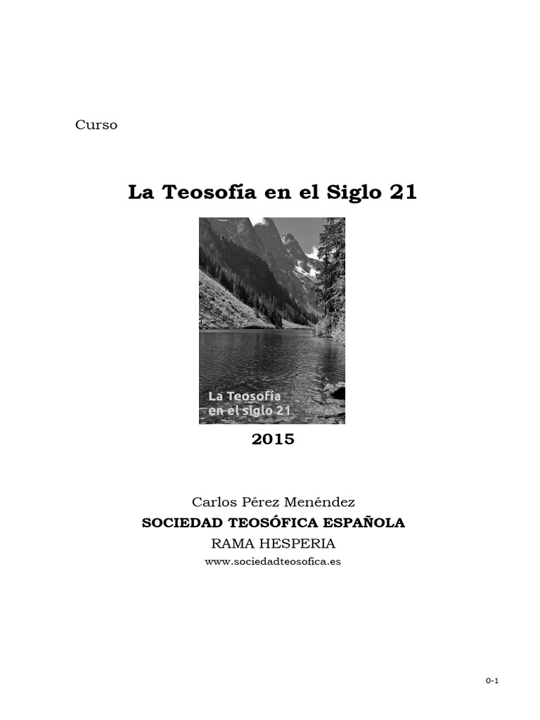 La Teosofiaenelsiglo21 | PDF | Helena Blavatsky | Teosofía