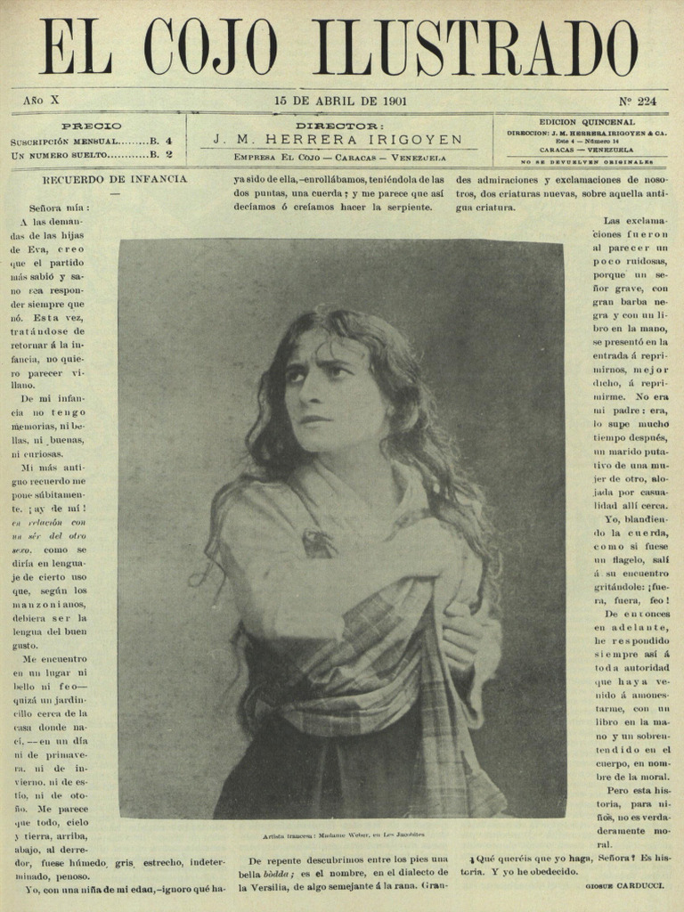 El Cojo Ilustrado (1901-04-15) | PDF