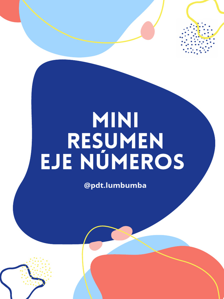 Mini Resumen Eje NuÌ Meros | PDF | Porcentaje | División (Matemáticas)