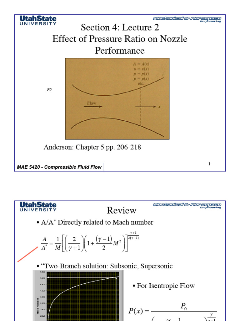 Section4 2 | PDF | Mach Number | Compressible Flow