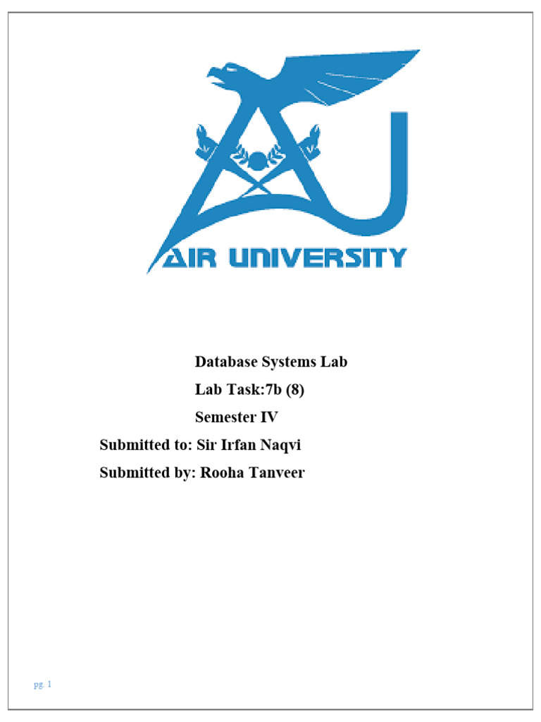 Lab08 DBS (Rooha-223563) | PDF