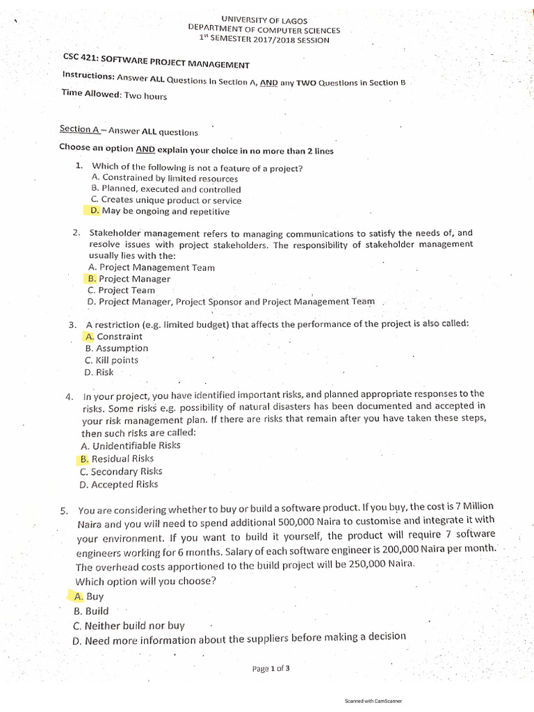 17 - 18 Obj Solution No Explanation | PDF