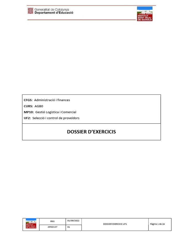 Dossier Exercicis | PDF