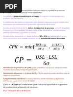 La Relación Entre PPMS y CPK | PDF | Calidad (comercial) | Producción y ...