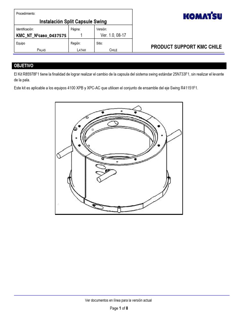 KMC - NT - 0437575 - Instalación Split Capsule Swing | PDF | Ingeniería ...