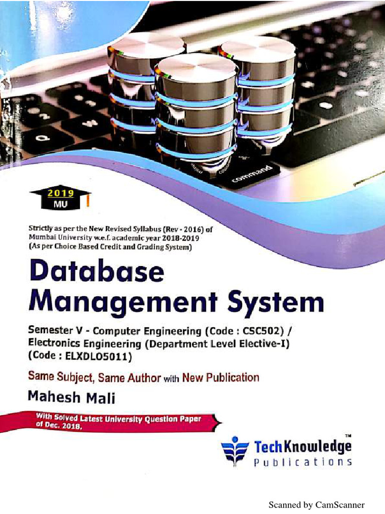 DBMS Techmax-201 | PDF