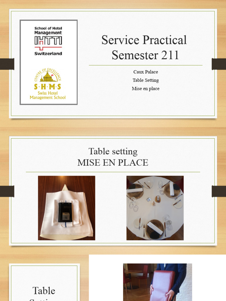 Table Setting Powerpoint Ba1 | PDF | Domestic Implements