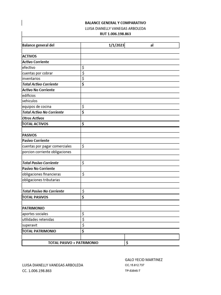 Balance Universal | Descargar gratis PDF | Contabilidad | Hoja de balance