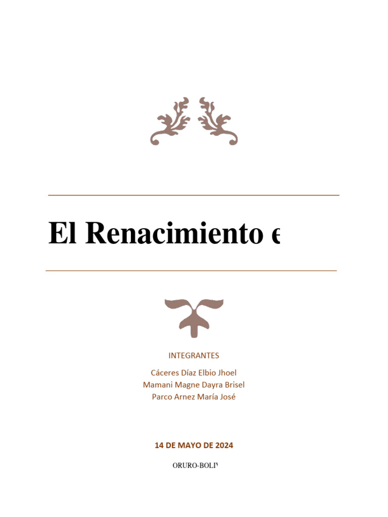 Renacimiento en Espana | PDF | Renacimiento