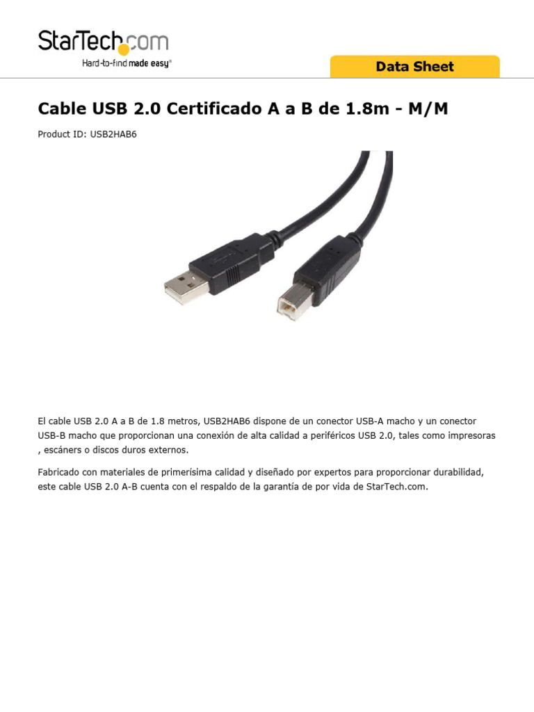 VCAB010 | PDF | USB | Hardware de la computadora