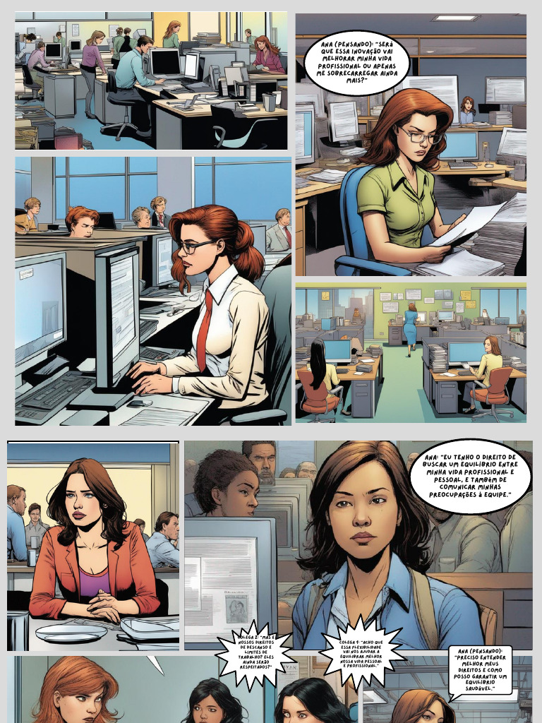 Blank 6 Panel Comic Strip | PDF