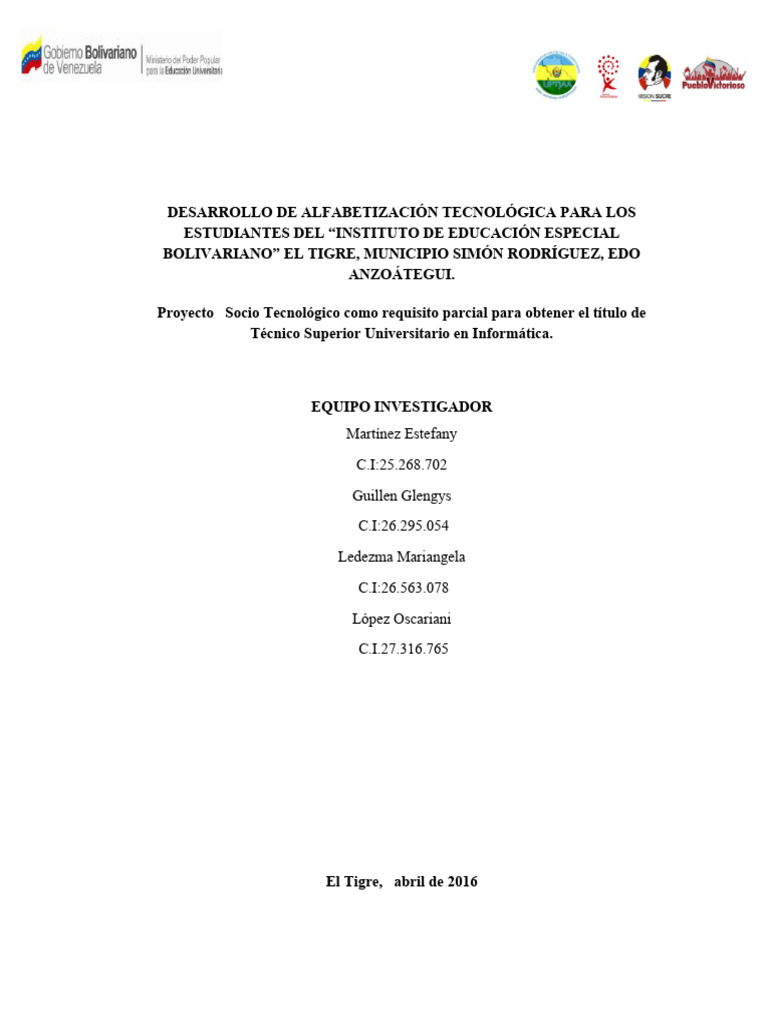 Proyecto Final Glendys | PDF | Informática