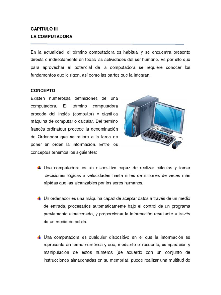 Apunte Unidad III-Formateada | PDF | Hardware de la computadora | Programa de computadora