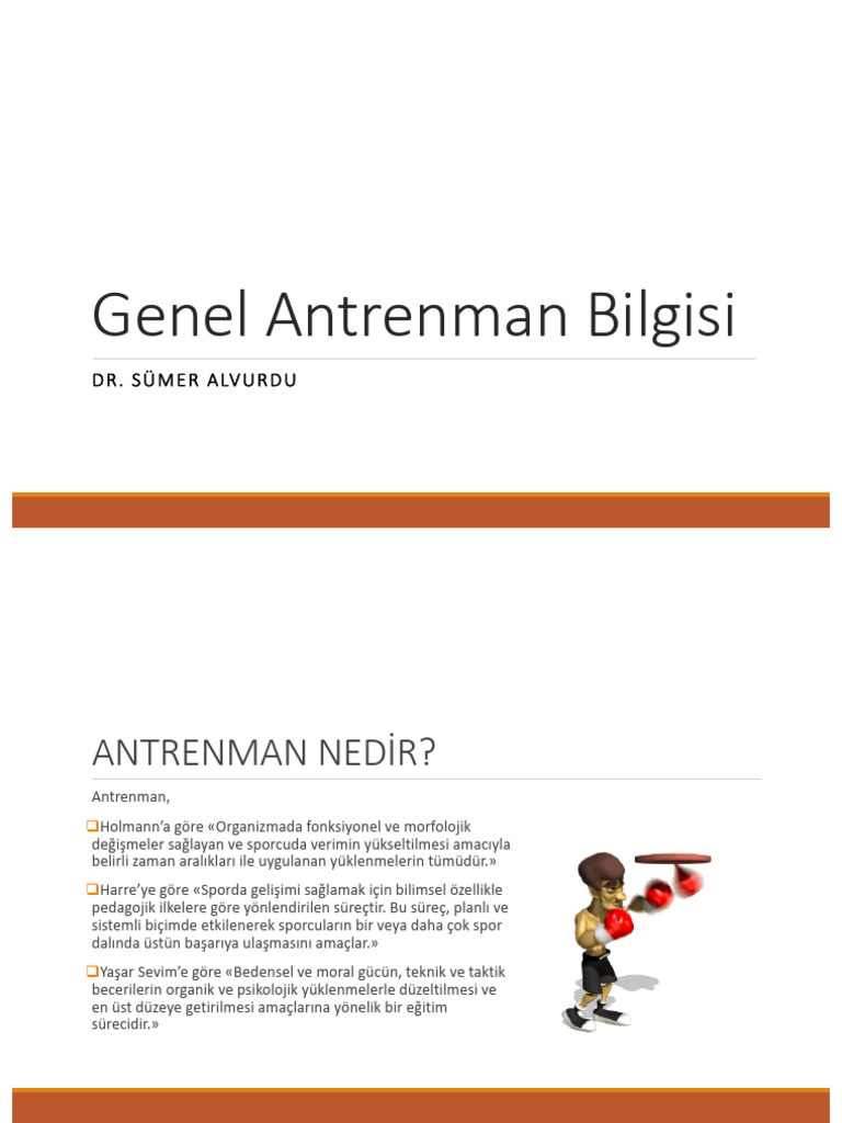 Antrenman Bilgisi | PDF