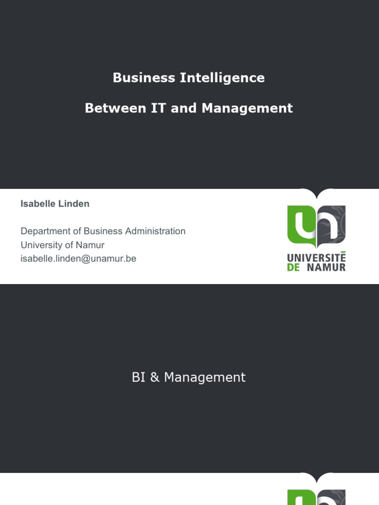 BI 1 | PDF | Business Intelligence | Data Warehouse