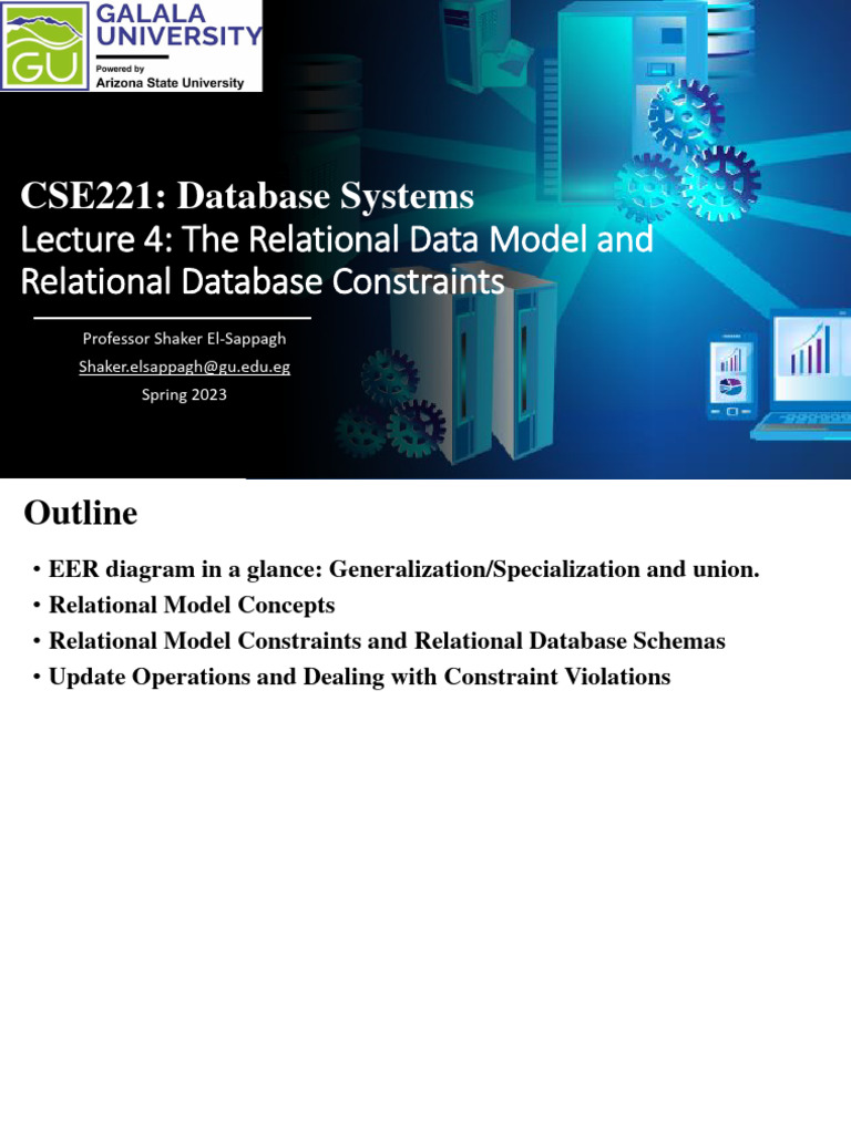 Lecture 4 Pdf Relational Database Inheritance Object Oriented Programming