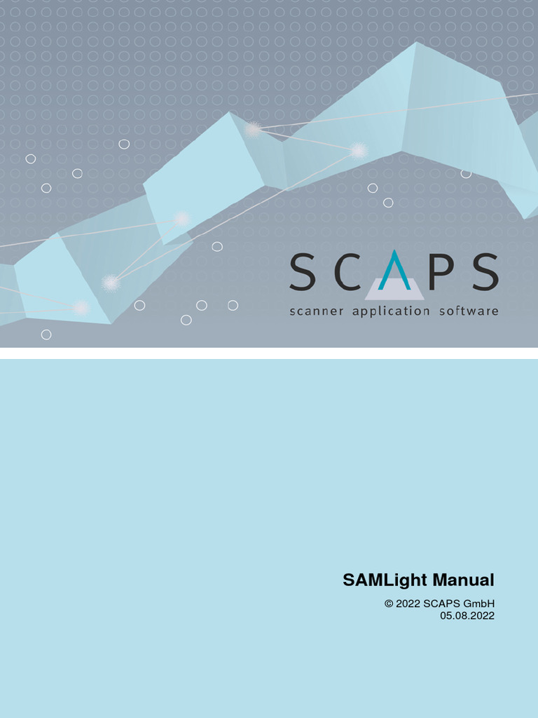 SAMLight User Manual and Setup Guide | PDF | Menu (Computing) | Barcode