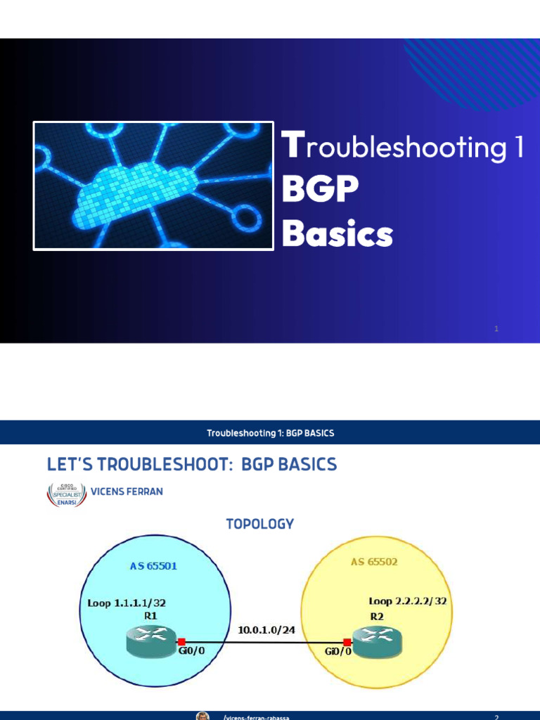 Troubleshooting BGP Basics | PDF | Computer Networking | Routing