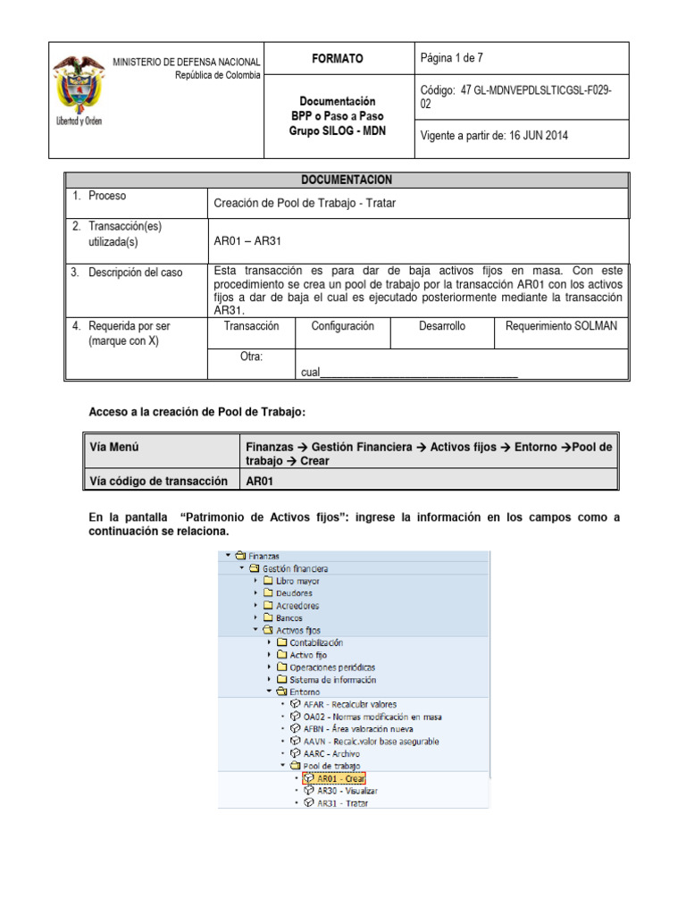 Baja de Activos Fijos en Masa AR01 Y AR31 | PDF | Informática | Software