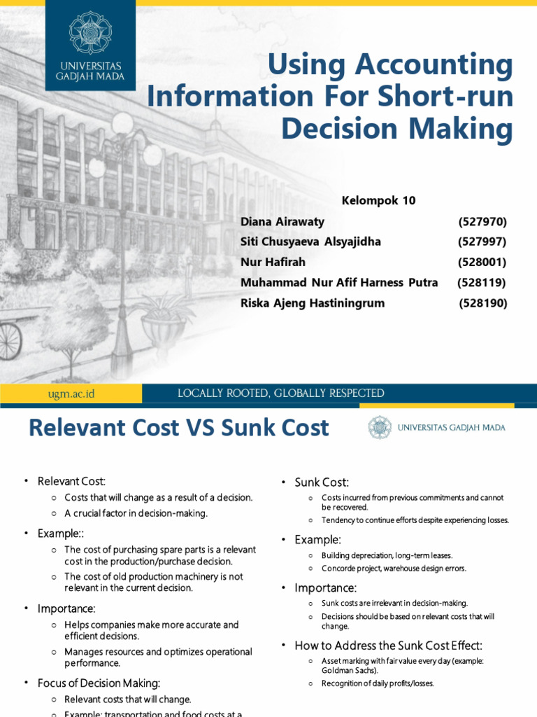 Accounting Information For Short Run Decision Making | PDF | Profit ...