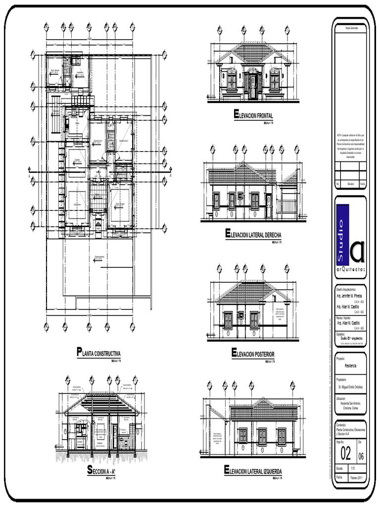 Constructiva Elevaciones | PDF