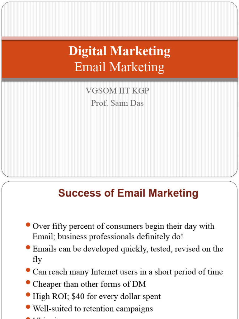 Email Marketing | PDF | Internet | Email