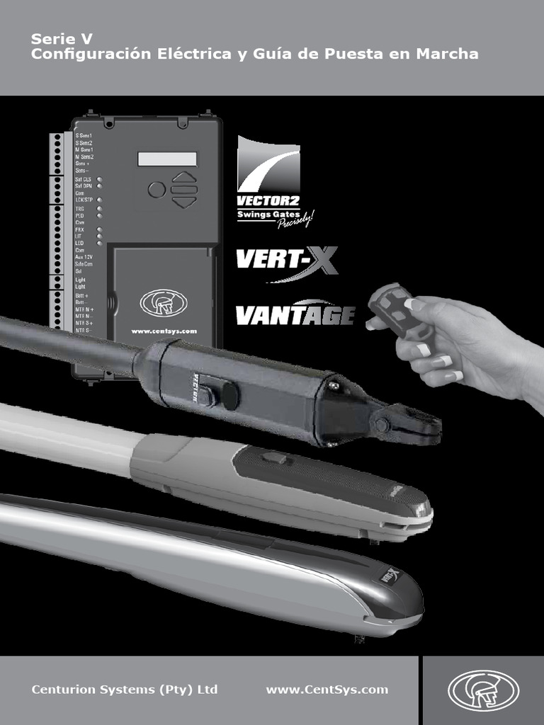 Centurion Systems V-Series - Electrical - Guide - Spanish | Descargar ...